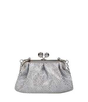 Max Mara Silver Tone Shoulder Bags