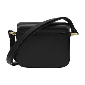A.p.c. Grace Mini Hobo Leather Bag - Black