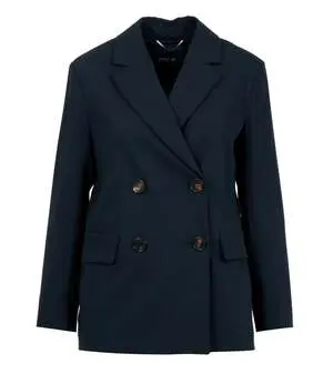 Max Mara Wool Crepe Double-breasted Blazer