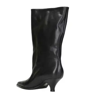 Elena Iachi Pointed Toe Leather Boots