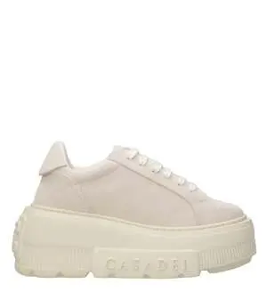 Casadei Suede Leather Sneakers - Powder