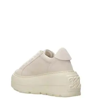 Casadei Suede Leather Sneakers - Powder
