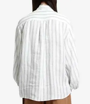 Max Mara Linen Button-down Shirt