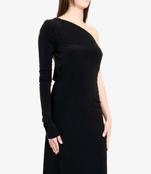 Sportmax One-shoulder Cotton Dress