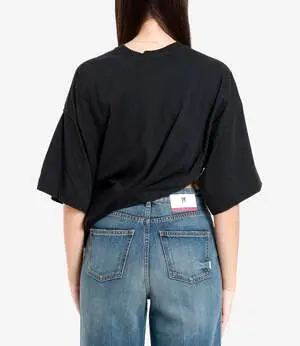 Sportmax Cotton Crew Neck Top