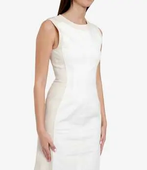 Sportmax Sleeveless Denim Sheath Dress