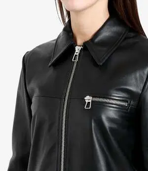Sportmax Leather Coat