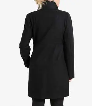 FAY Virgin Wool Blend Coat - Black