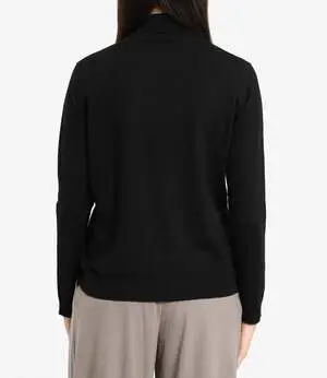 Max Mara High-neck Silk And Wool Sweater