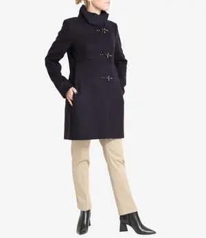 FAY Virgin Wool-blend Coat - Blue