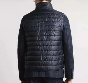 FAY Quilted Vest With Rever