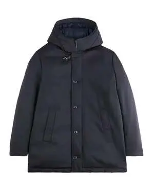 FAY Hooded Down-padded Pea Coat