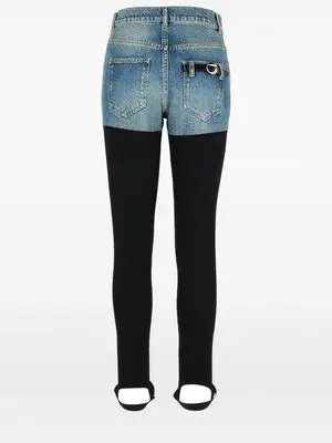 Coperni Ribbed Denim Leggings