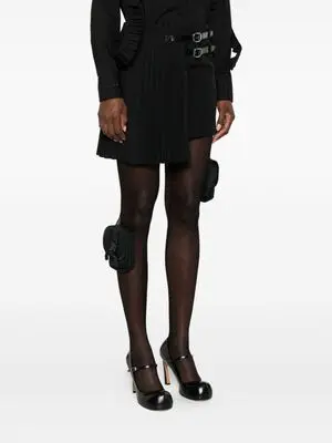 Coperni Pleated Skirt With Double Buckle Fastening