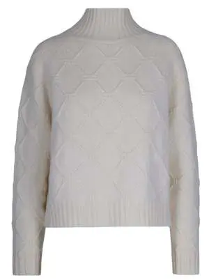 Elisabetta Franchi Jacquard Rhombus Pullover