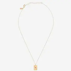 MYA BAY Ace Of Hearts Gold-plated Necklace - Red