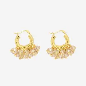 ANNELE Mini Biscuit Bliss Earrings - Golden