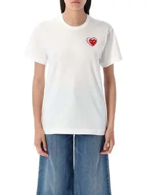 Play Comme Des Garcon Embellished T-shirts For Women