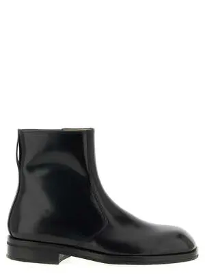 LEMAIRE Leather Ankle Boots