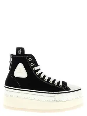 R13 Courtney Sneakers - White/black