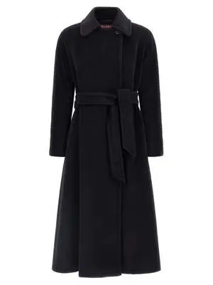 Max Mara Tenzone Virgin Wool Double-breasted Coat