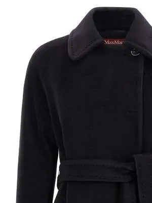 Max Mara Tenzone Virgin Wool Double-breasted Coat