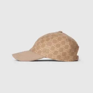 Gucci Gg Knit Fabric Baseball Hat - Brown