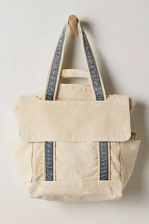 Free People Cordes Canvas Tote - Natural