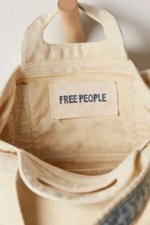 Free People Cordes Canvas Tote - Natural