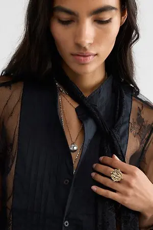 BALI Ophelia Tuxedo Top - Black