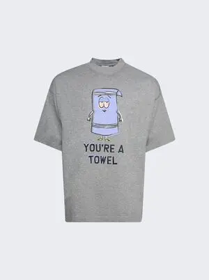 Vetements I'm A Towel Oversized Tee Melange - Grey