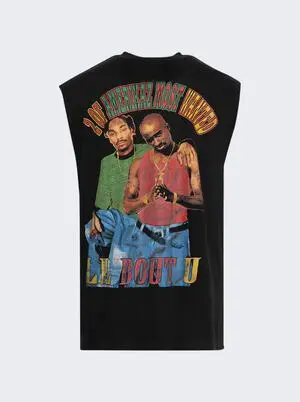 EARTHLING VIP Tupac Vintage Sleeveless Tee Tupac