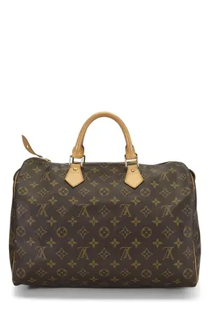 LOUIS VUITTON Monogram Speedy 35 - Brown