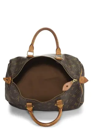 LOUIS VUITTON Monogram Speedy 35 - Brown