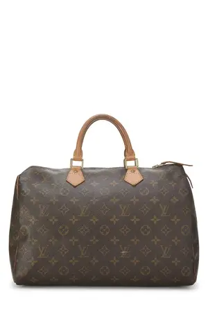 LOUIS VUITTON Monogram Speedy 35 - Brown