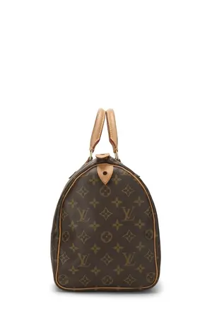 LOUIS VUITTON Monogram Speedy 35 - Brown