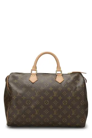 LOUIS VUITTON Monogram Speedy 35 - Brown