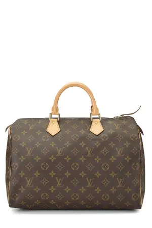 LOUIS VUITTON Monogram Speedy 35 - Brown