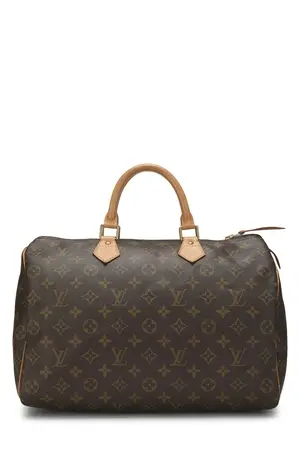 LOUIS VUITTON Monogram Speedy 35 - Brown
