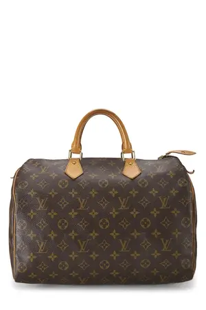 LOUIS VUITTON Monogram Speedy 35 - Brown