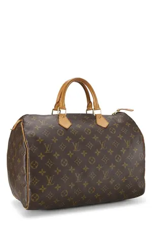LOUIS VUITTON Monogram Speedy 35 - Brown