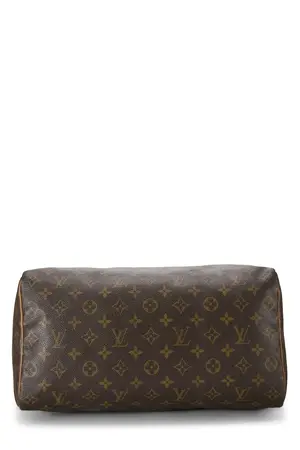 LOUIS VUITTON Monogram Speedy 35 - Brown