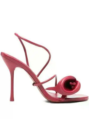 Cult Gaia 100mm Cassidy Sandals - Red
