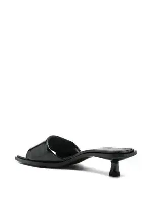 ALOHAS 30mm Square Toe Heeled Sandals - Black