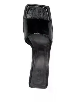 ALOHAS 30mm Square Toe Heeled Sandals - Black