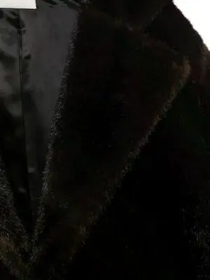 Coperni Faux-fur Single-breasted Coat