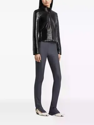 COURREGES Logo-embossed Zip-up Jacket