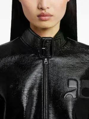 COURREGES Logo-embossed Zip-up Jacket