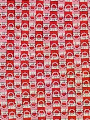 FERRAGAMO Gancini-print Silk Necktie - Red