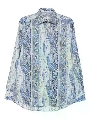 Etro Paisley-print Shirt - Blue